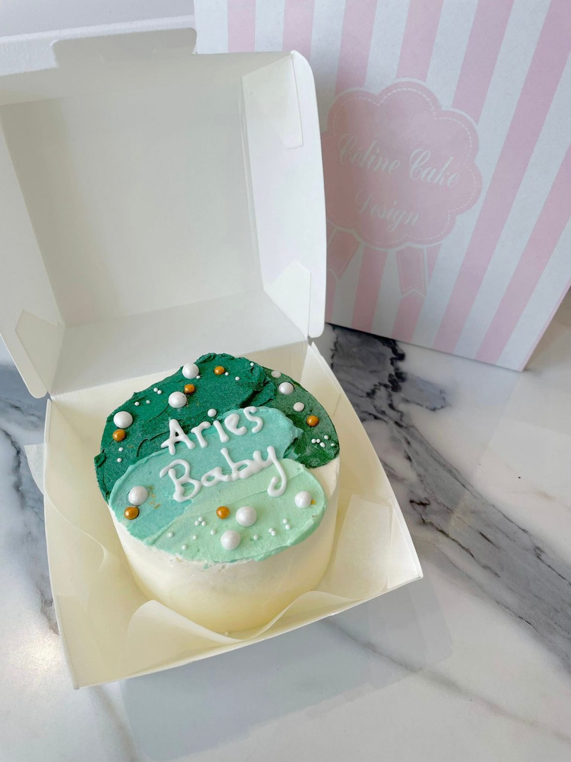 Bento Cake classique : 2 parts - Celine Cake Design